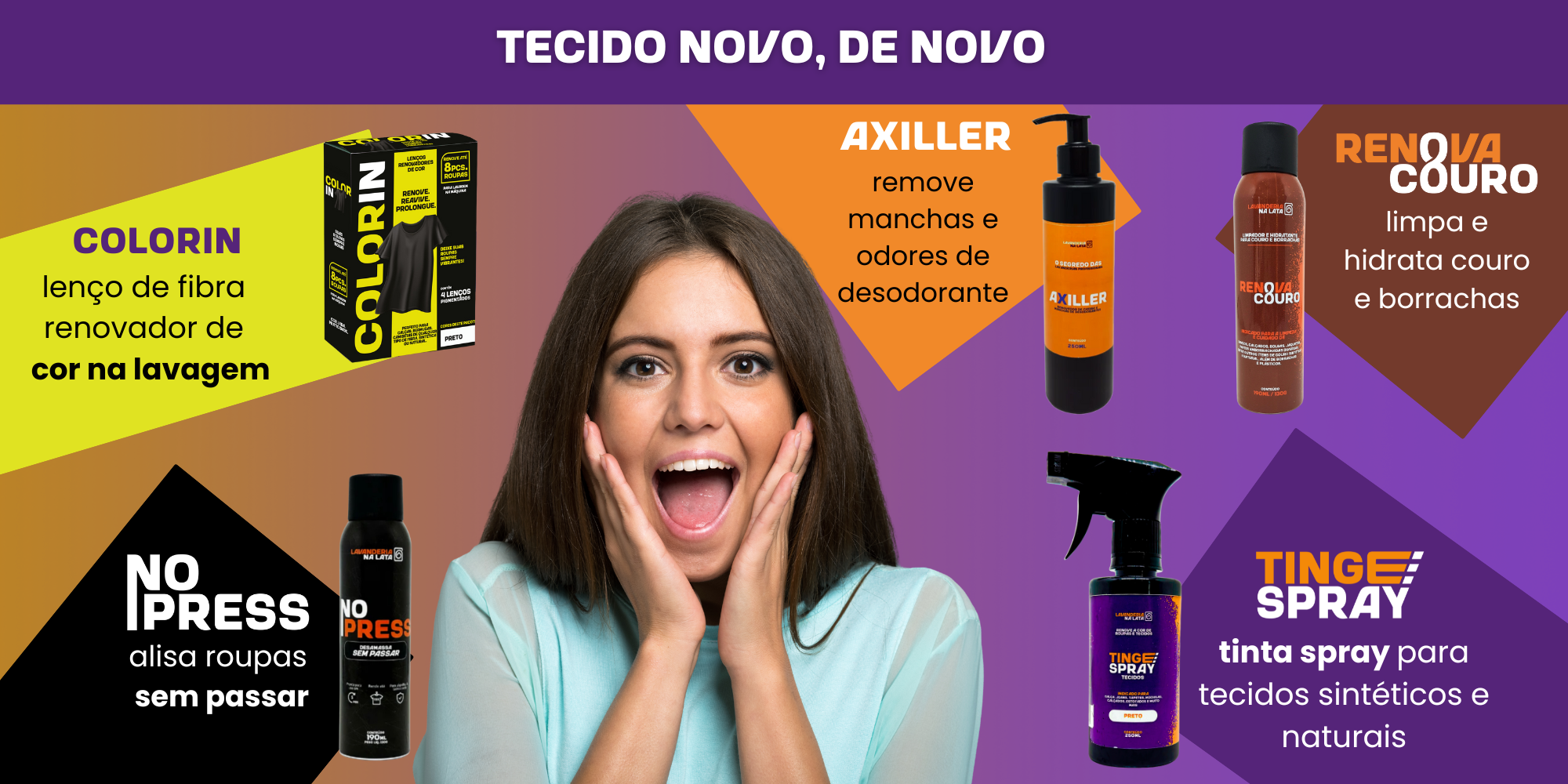 Lavanderia Na Lata - Tingir, Limpar e Alisar.
